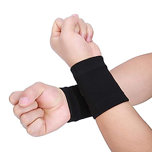 Hand Brace Wraps, 2Pcs Adjustable Compression Wrist Sleeves Unisex Wrist Wraps For Arthritis Carpal Tunnel Sports Muscle Joint Pain