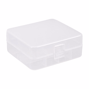 uxcell Hard Plastic Storage Box Battery Holder Organizer Protective Container for 2 x 26650 Batteries
