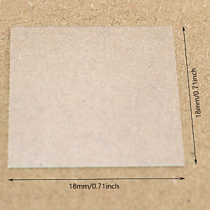 DGZZI Coverslip 100PCS 18x18mm Microscope Cover Glass for Basic Biological Science Education