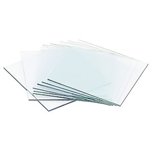 Huanyu 10 ohms ITO Indium Tin Oxide Conductive Coated Glass Low Resistance for Lab Use (30x30x1.1mm, 60)