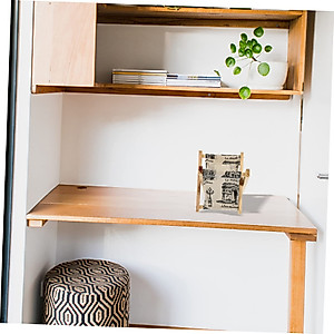 Alipis Fabric Basket Small Desk Organizer Folding Bookshelf Book Purse Wicker Baskets for Storage Magazine Basket Baskets for Organizing Desk Cosmetic Container Household Sundries Basket