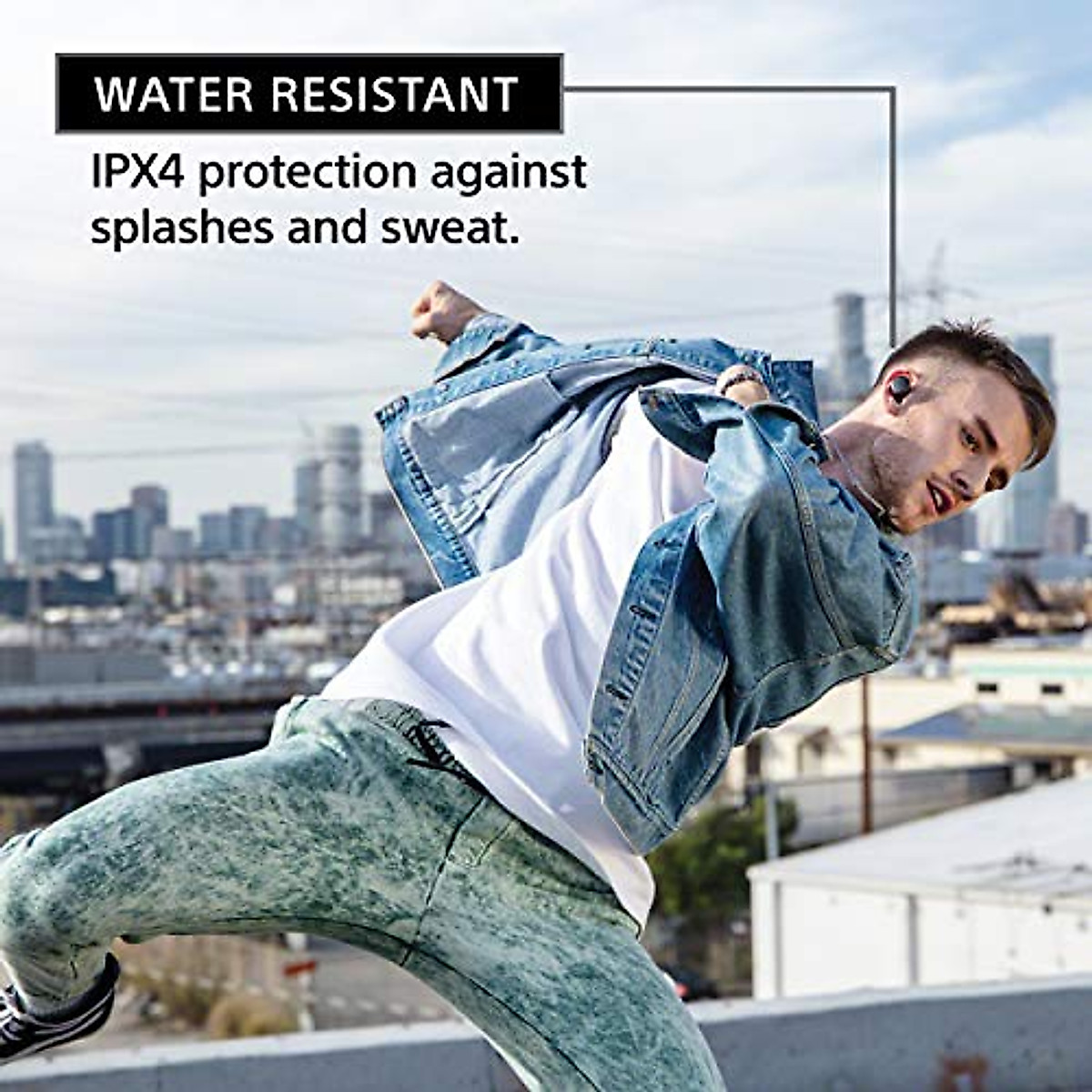 Sony Extra Bass True Wireless Headphones - Black - WF-XB700/BZ(Renewed)