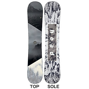 HEAD Unisex True 2.0 Black Snowboard, Size: 157 (331632-157)