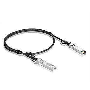 10G SFP+ DAC Twinax Cable, 10GBASE-CU Passive Direct Attach Copper SFP Cable, SFP Patch Cable for HPE ProCurve Aruba Switch Series, 5-Meter, High-Speed Ethernet Network DAC
