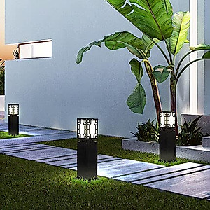Enlylyog Chinese Style Solar Lawn Lamp Home Yard Hotel Garden Villa Landscape Courtyard Outdoor Waterproof Plug-in Lamp