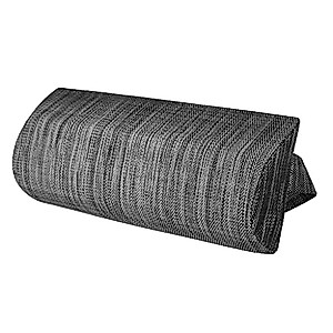 freneci Soft Pillow Cushion Headrest Headrest Cushion with Elastic Band for Chairs - Black+Gray