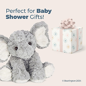 Bearington Collection Dinky The Elephant 11 Inch Stuffed Elephant - Stuffed Animal - Plush Elephant