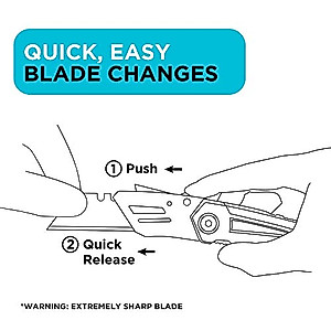 BLACK+DECKER Utility Knife with Blade Storage (BDHT10002)