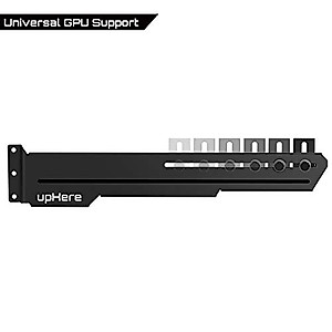 upHere GS05BK Black Graphics Card GPU Brace Support Video Card Sag Holder/Holster Bracket,Adjustable Length and Height Support