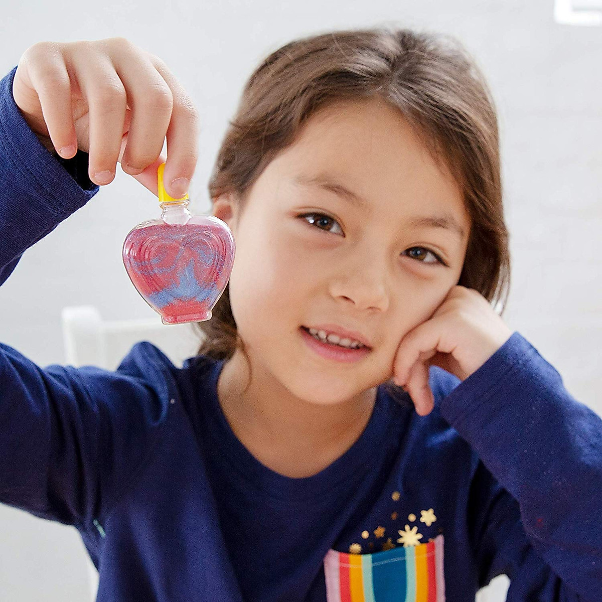 Liberty Imports Create Your Own Sand Art Kit DIY Arts and Crafts Activity - Includes 1 Glow Sand, 5 Sand Art Bottles, 5 Bright Sand Colors, Designing Tool & More