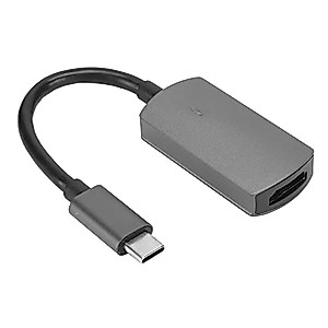USB C to HDMI Adapter, 4K HD Multimedia Interface Adapter, Portable Aluminum Converter, Anti Interference for Cell Phones Computers