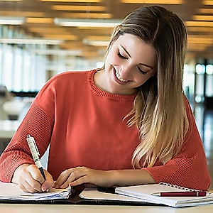 cobee Cute Kawaii Gel Ink Pens, 6 Pack Retractable Quick Dry 0.5mm Point Black Ink Rollerball Writing Pen Rolling Ballpoint Pens for Student Smooth Writing, Journaling, Taking Notes, Drawing(Style-A)