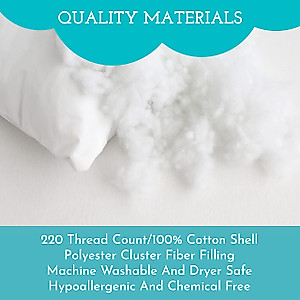 Youth Pillow - 16 X 22 - Soft & Hypoallergenic - Better Sleep for Kids - Toddler Bed Pillow - Perfect Size - Backed by Our Love The Fluff Guarantee (1 Pack)