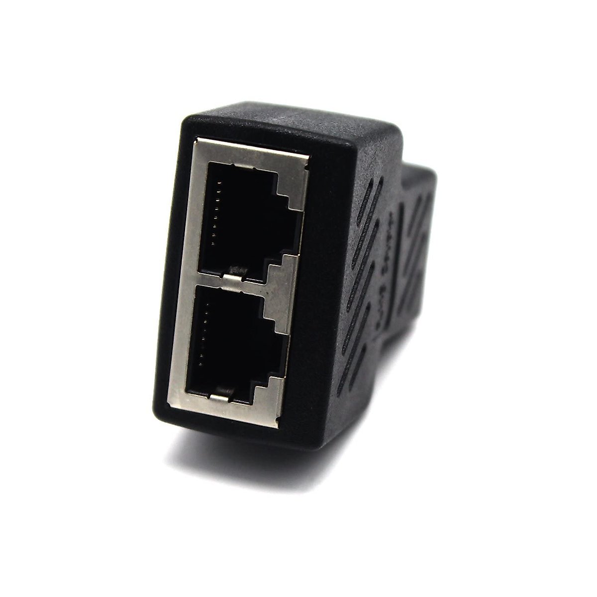 MOTONG RJ45 Splitter Adapter 1 to 2 Dual Female Port CAT 5/CAT 6 LAN Ethernet Socket Splitter Connector Adapter