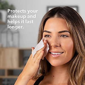 SweatBlock Antiperspirant Face Wipes for Men & Women - 15 Count - Helps Control Oily Skin, Reduce Shine & Facial Perspiration - Clinically Tested - Vitamin E