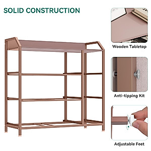 YITAHOME Dresser with 6 Drawers - Fabric Storage Tower, Organizer Unit for Bedroom, Living Room, Hallway, Closets (Rose Gold)