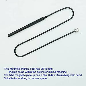 VASTOOLS Flexible Magnetic Pickup Tool Set, 2LB & 5LB, 26" Bendable Extension Magnetic Pickup, VASTOOLS