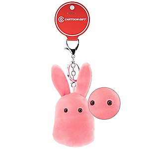 Toilet-Bound Hanako-Kun Plush Mokke Keychain Pink Mokke Plush Toy- 4.8"