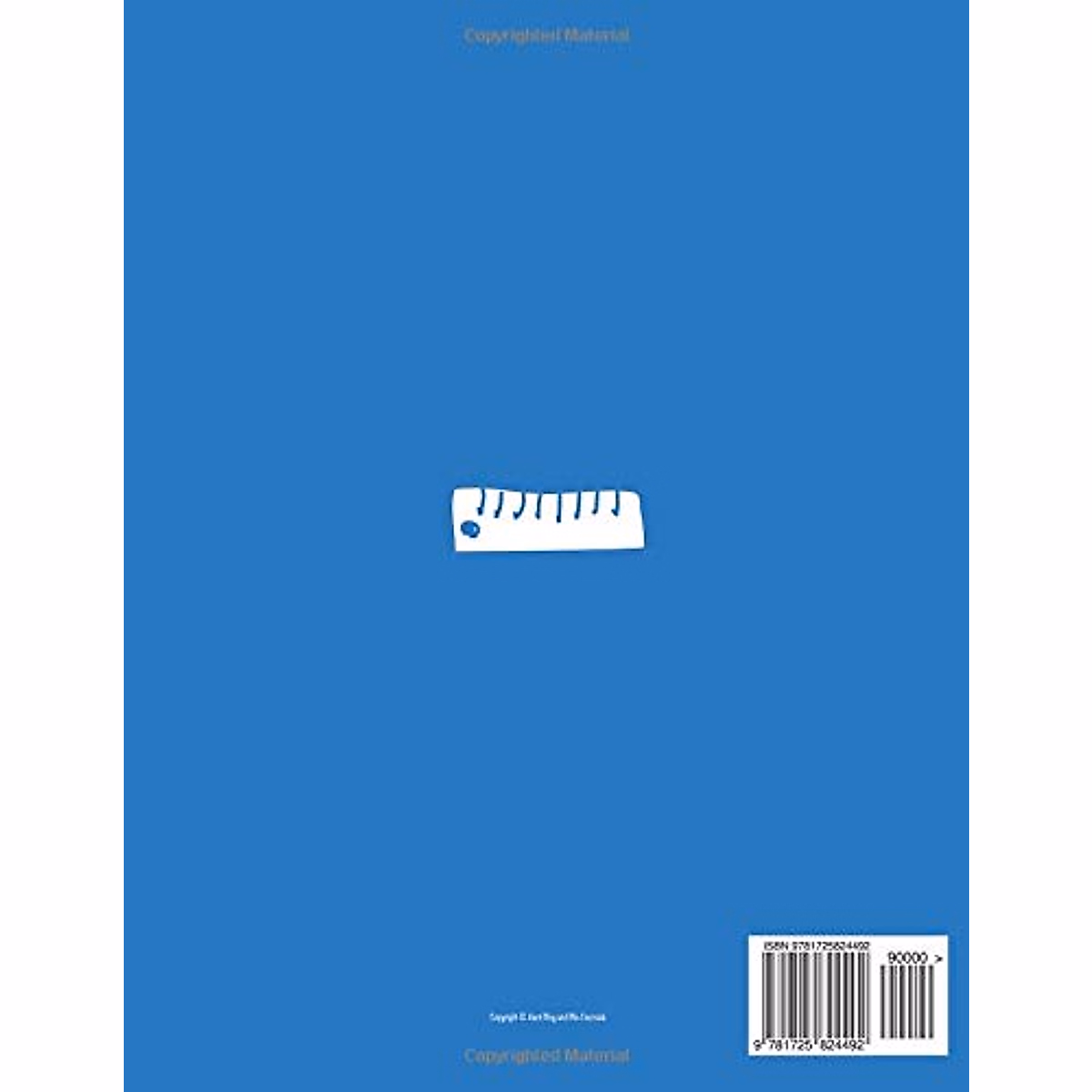 Math Notebook 1/2 Inch Squares: Lined Graph Paper Composition Notebook [Large 8.5X11] 2 squares per inch