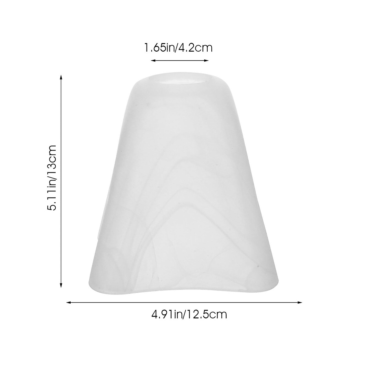 White Lampshade Glass Pendant Fixture Shades Chandelier Glass Lampshade Lamp Shades Replacement Glass Shades for Pendant Lights Pendant Light Glass Shade Pendant Light Shade