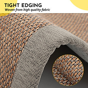 TRONSBOO Kitchen Rugs and Mats 2 PCS Set,Non-Skid Washable Twill Standing Mat in Front of Sink,Absorbent Rubber Backing Kitchen Mats for Floor,Laundry,Farmhouse,Hallway 17"x30"+17"x47"(Grey)