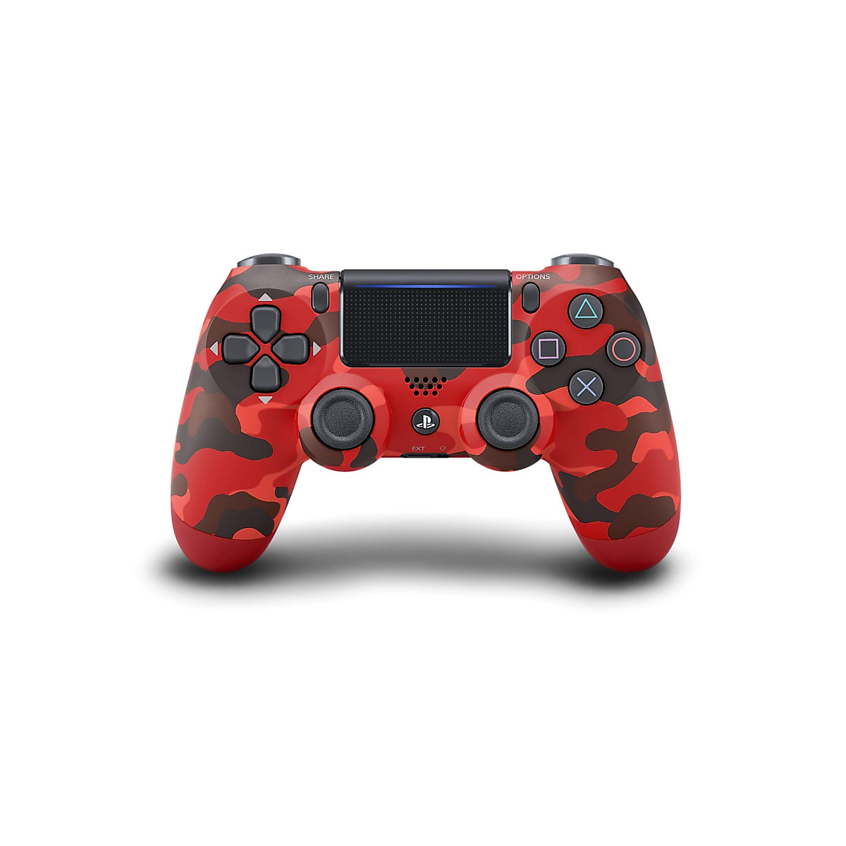 DualShock 4 Wireless Controller for PlayStation 4 - Red Camo (Renewed)