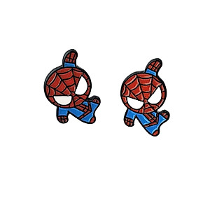 TV Movies Metal Superhero Stud earrings Gifts for woman
