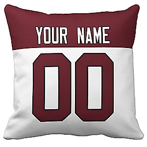 Throw Pillow 2 Packs Custom Any Name and Number for Men Youth Boy Gift