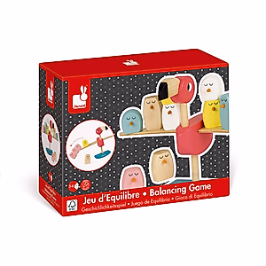 Janod Zigolos Wooden Balancing Game - Flamingo – Ages 3+ - J08230