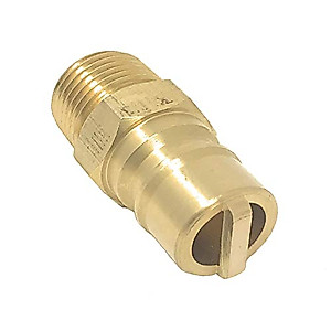 1/2 “ quick connect/disconnect insert plug X 1/2 inch Male NPT [3308] natural gas Propane Fitting Connector Solid Brass Coupler