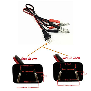 POWER PRODUCTS 12V DC Battery Charging Cable For Predator 1400W 2000W 3500W Inverter Generator 5000 Watt Dual-Fuel Inverter Generator For Generac GP2500i For Pulsar 1200W 2-Stroke Generator