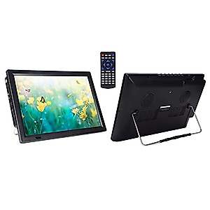 Zyyini 14 Inch Digital Television, Potrable 14 Inch 1080P Digital TV,Support Analog TV, Digital TV and ATV,for Outdoor Indoor Kids/Older