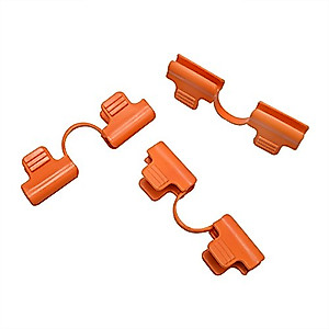 12Pcs Garden Hoop Clips Snap Clamp Netting Cover Trellis for 11MM Plant Stakes