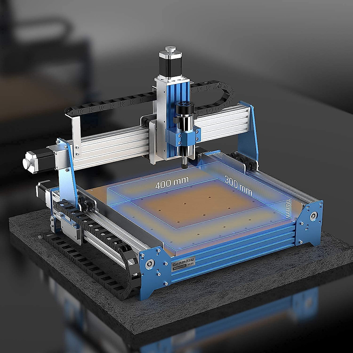 Genmitsu CNC Router Machine PROVerXL 4030 with GRBL Control + 1PCS Genmitsu PROVerXL 4030 Threaded Inserts MDF Spoilboard