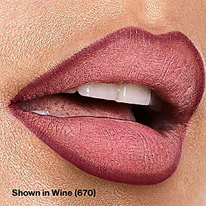 Lip Liner by Revlon, Colorstay Face Makeup with Built-in-Sharpener, Longwear Rich Lip Colors, Smooth Application, 670 Wine