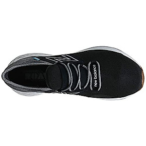 New Balance Men's Fresh Foam Roav V1 Sneaker, Black/Light Aluminum, 11 W US
