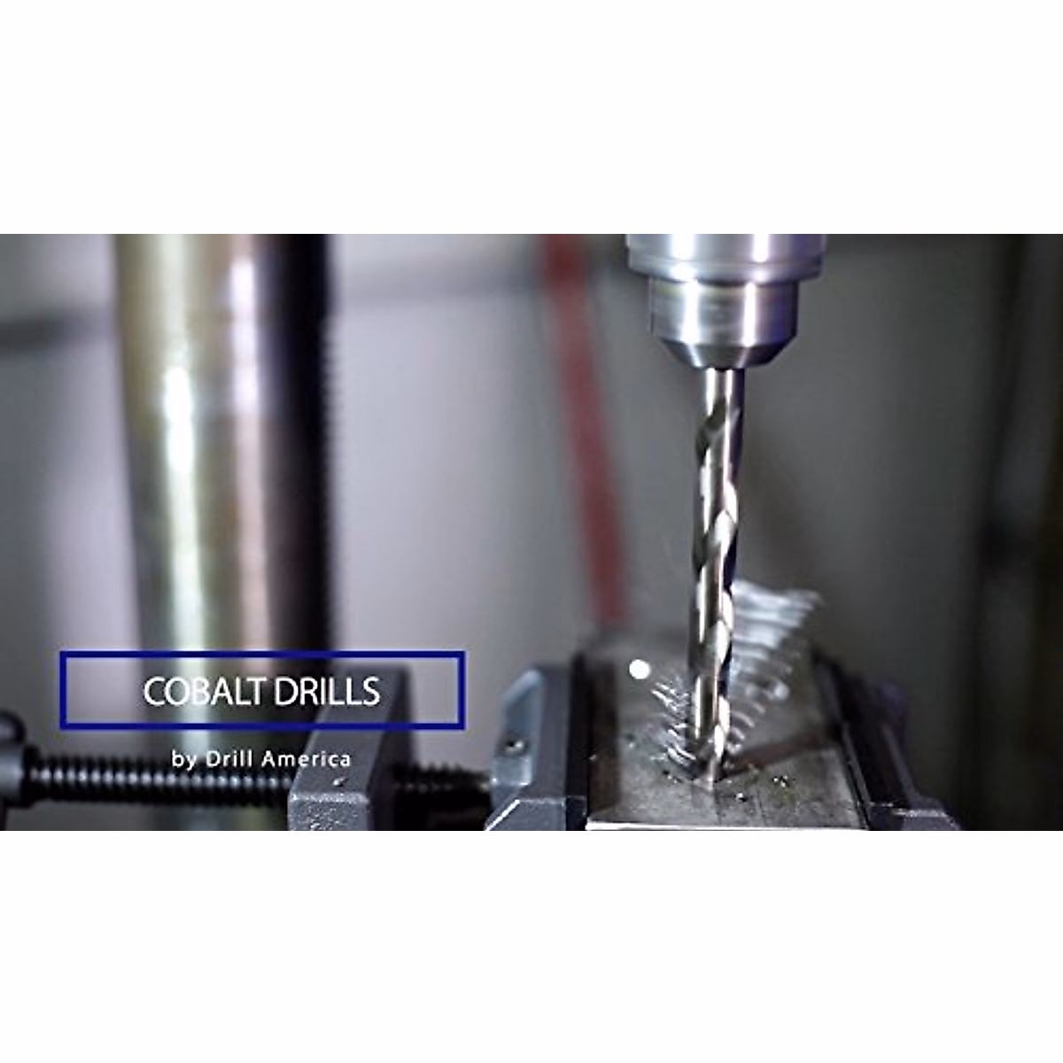 Drill America POUDWDCO 5 Piece M35 Cobalt Drill Bit Set in Plastic Pouch Case (9/16" - 1"), POU Series