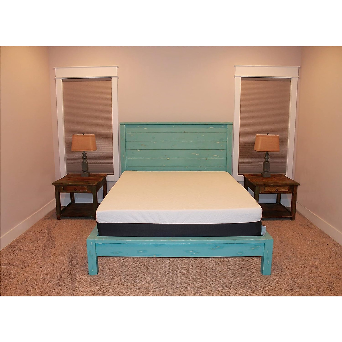 Excel Sleep / Patriot/Carbon Cooling Gel Memory Foam Mattress (10" Patriot, 70x80 - RV/Narrow King)