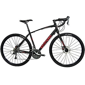 Tommaso Sentiero Sport Performance Aluminum Gravel Bike Shimano Claris 24 Speeds Road Bicycle Men Road Bikes for Men Bike Men Women Sport Bike Speed Bike Racing Bike Adult Bike City Bike - Small 53cm