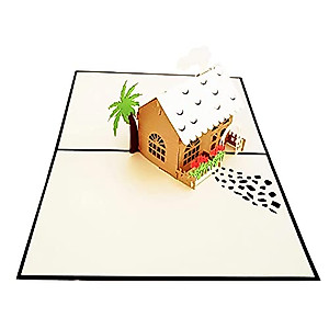 iGifts And Cards Fun Housewarming 3D Pop Up Greeting Card - New House Pop Up Card, Happy Moving Gift, Welcome Home Card, Congratulations On Your Housiversary, Realtor Thank You, Bienvenidos A Mi Casa