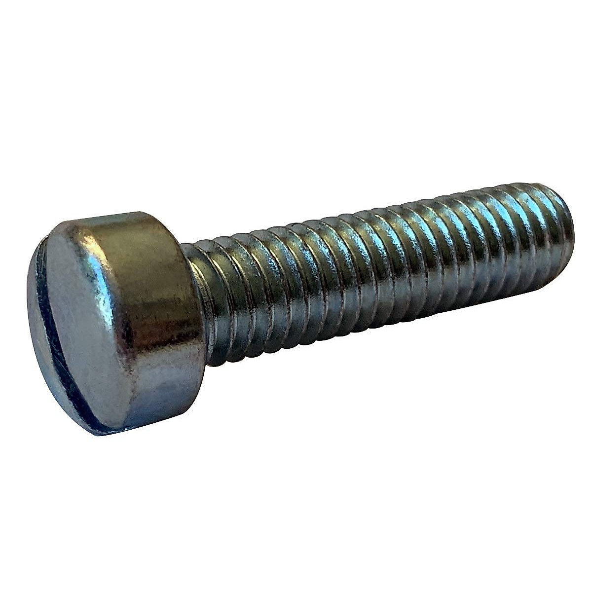 Small Parts 1210MSL #12-24 x 5/8" Slotted Fillister Head Machine Screw Fully Threaded Zinc (Pack of 100)