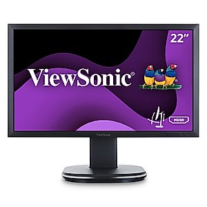 ViewSonic VG2249 22" 1080p Ergonomic Monitor HDMI, DisplayPort, DaisyChain (Renewed)