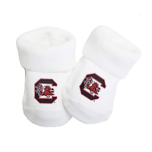 Future Tailgater South Carolina Gamecocks Baby Toe Bootie Socks 0-9 Months