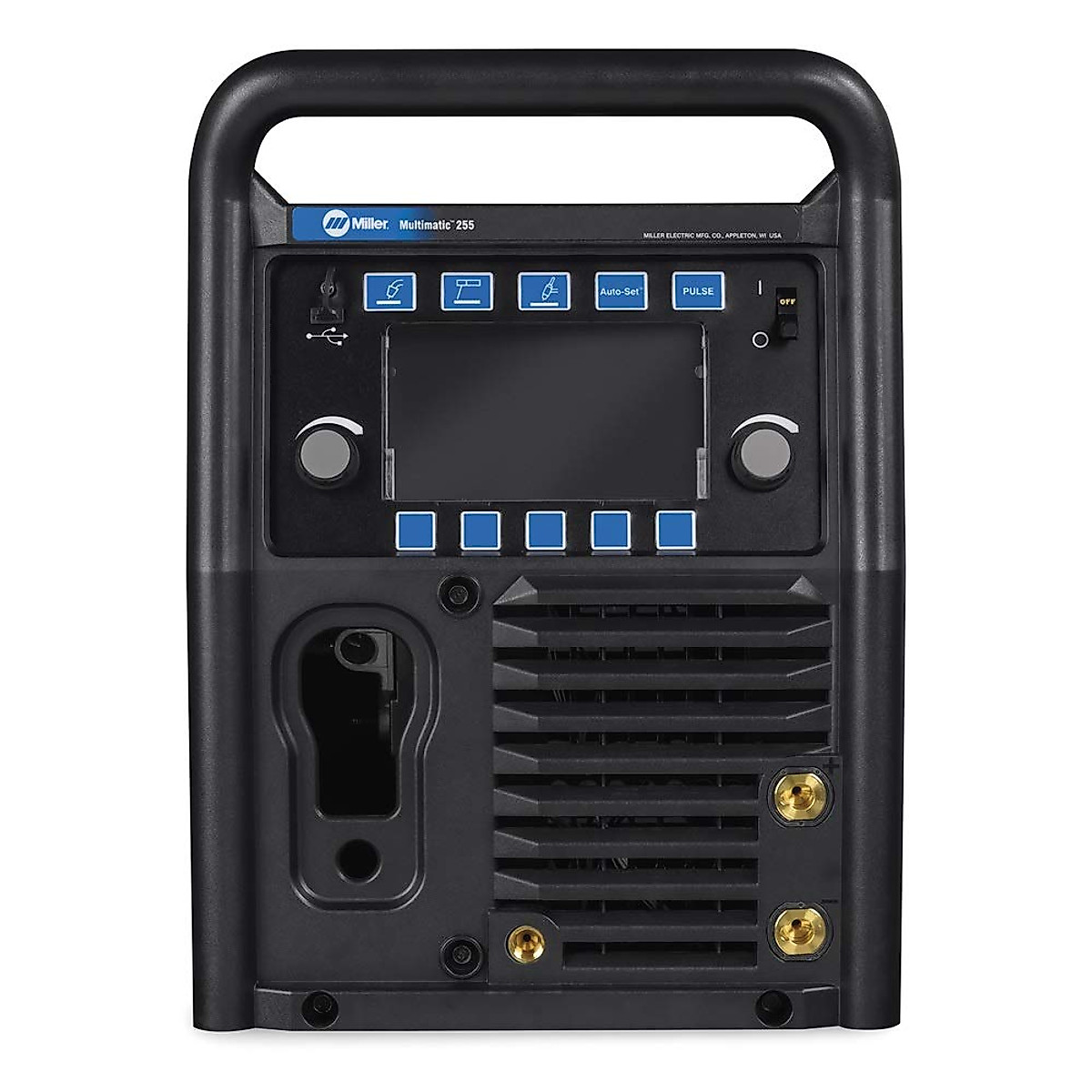 Miller 951767 Multimatic 255 Multiprocess Welder w/EZ-Latch Running Gear- 208-575V