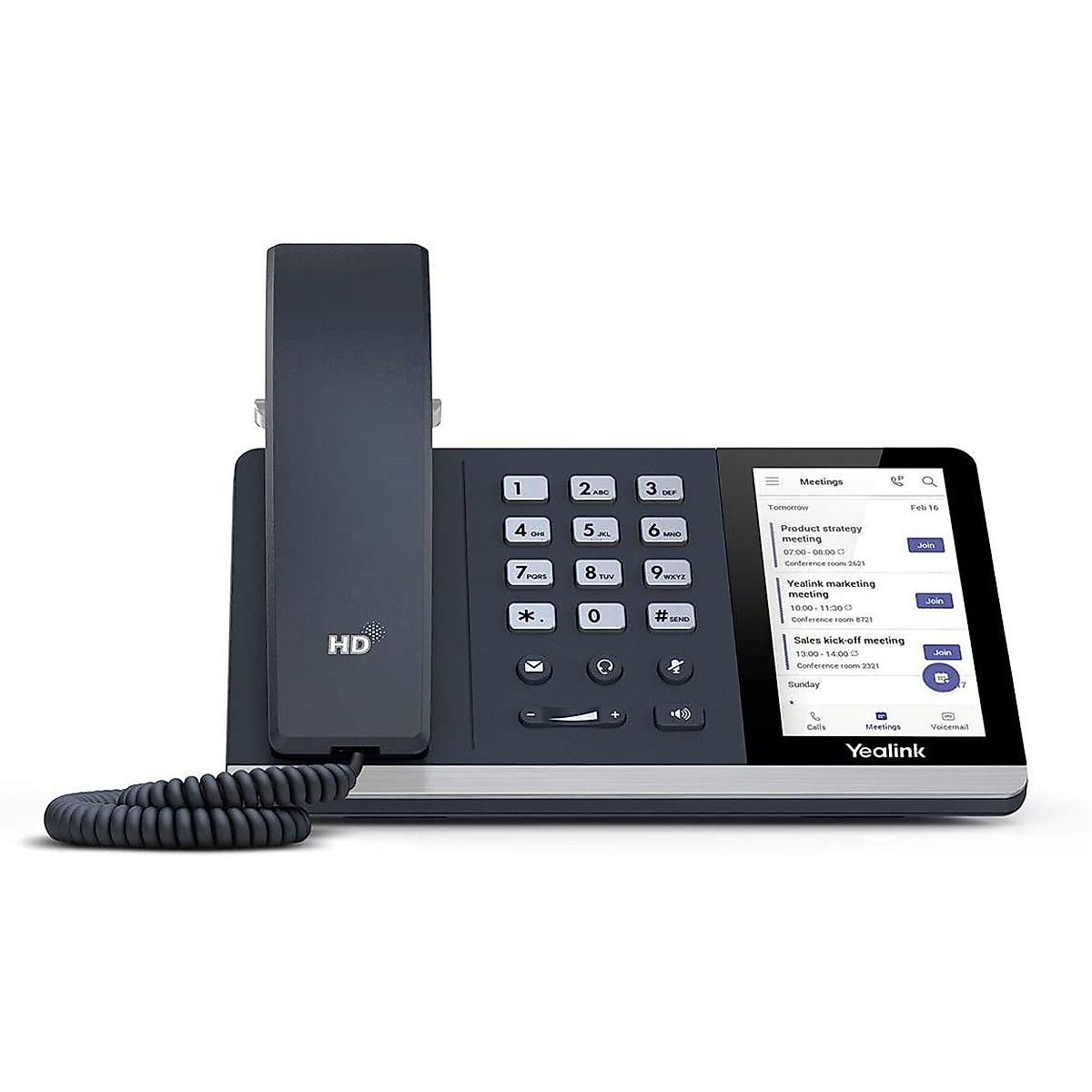 Yealink T55A IP Phone - Corded - Corded - Wall Mountable (Renewed)