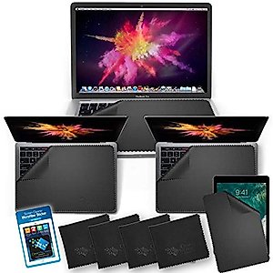 CLEAN SCREEN WIZARD Microfiber Cleaning Cloths 16”, 15”, 14”, 13” Keyboard Protection Computer MacBooks 16,15,14,13, Mac Air15, Air13, 4 PCS