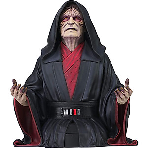 Diamond Select Toys Star Wars The Rise of Skywalker: Emperor Palpatine 1:6 Scale Bust, Multicolor