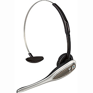 AT&T TL7912 DECT 6.0 Cordless Headset with Softphone Call Manager and Handset Lifter, Silver, Silver/gold