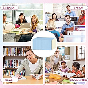 Handepo 100 Pack A5 Kraft Notebooks Ruled Lined Journals Notebooks Soft Cover Kraft Composition Notepad Travel Diary Journals Memo for Girls, Students, Office, School Supplies (Blue)