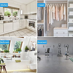 EVERGRACE Moisture Absorbers 10 Packs 240g, Hanging Moisture Bags Fragrance Free Dehumidifier Bags for Basements, Bathroom, Bedroom, Cars, Closets, Dormitory, Kitchen, Laundry Rooms